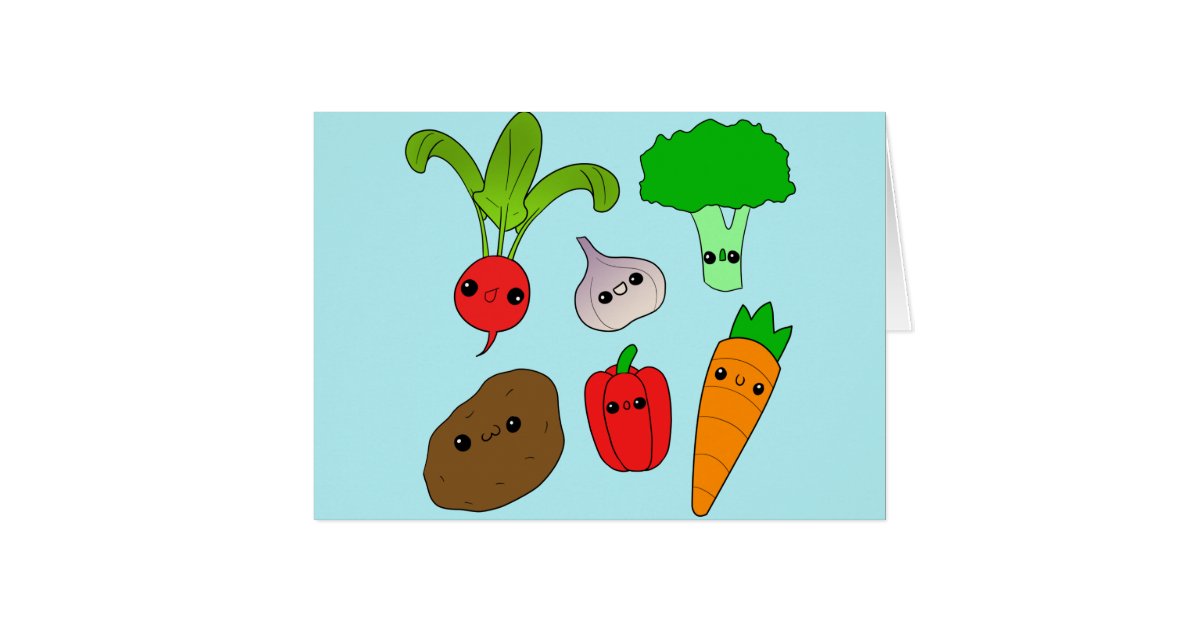 Chibi Vegetables | Zazzle