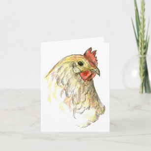 Chicken Thank You Cards | Zazzle UK