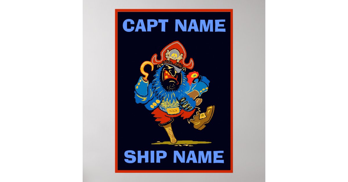 Child Pirate Name Sign | Zazzle