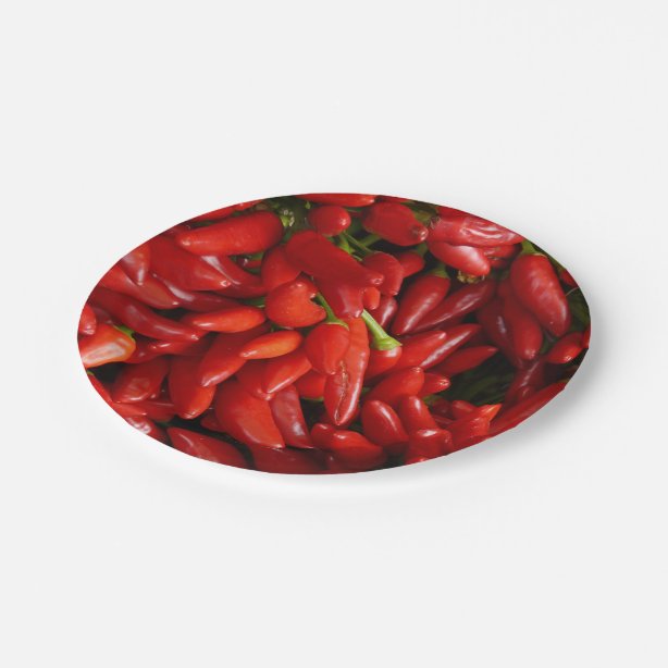 Chilli Pepper Plates | Zazzle UK
