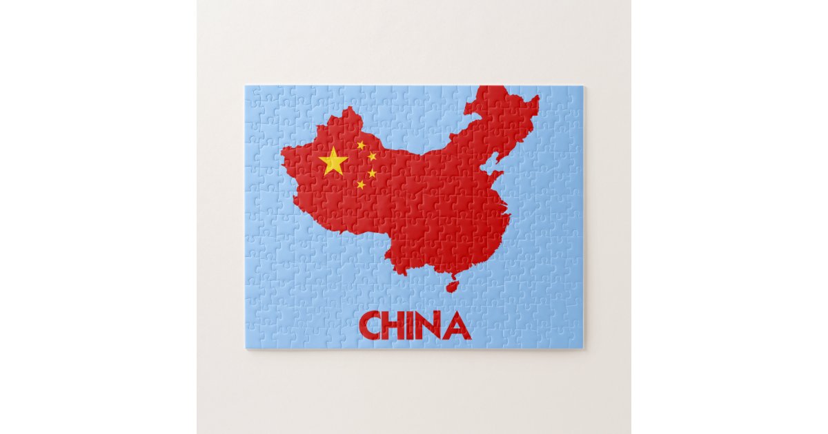 CHINA MAP JIGSAW PUZZLE | Zazzle