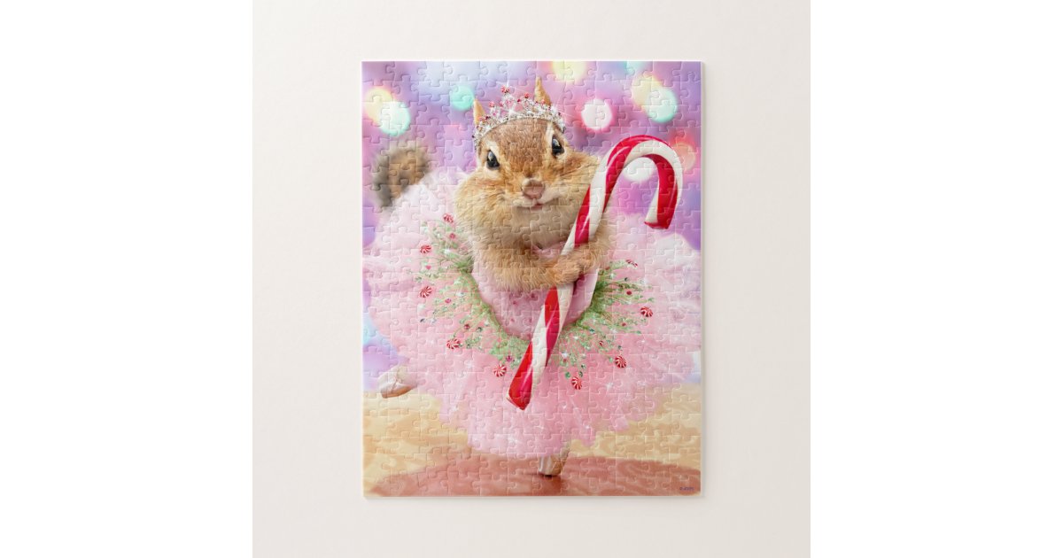 Chipmunk Plum Fairy Jigsaw Puzzle | Zazzle