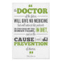 Chiropractic poster - Edison Doctor of the Future | Zazzle