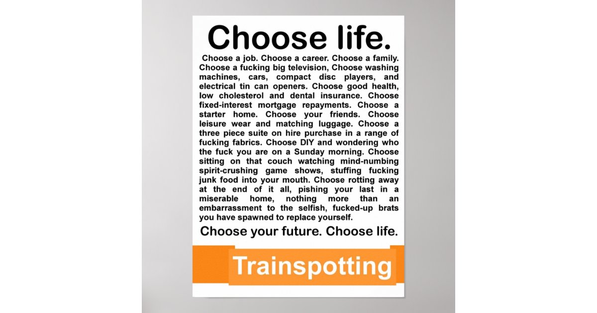 Choose life poster | Zazzle