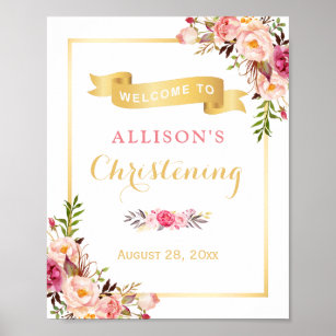 Christening Posters & Prints | Zazzle UK