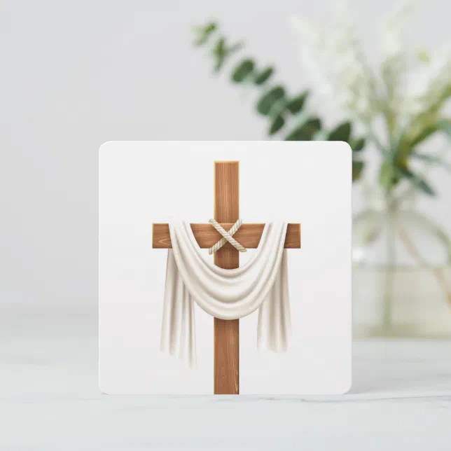 christian cross invitation | Zazzle