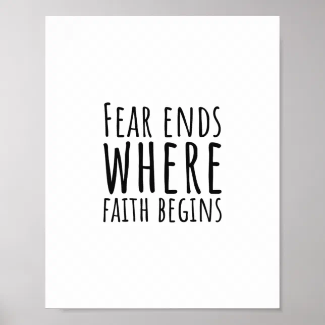 Christian Inspirational Messages Poster | Zazzle