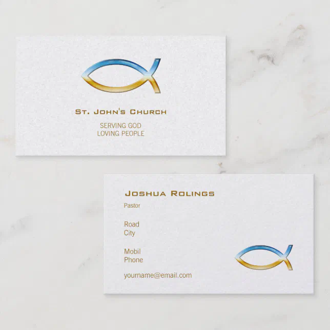 Christian | Pastor | Priest Business Card | Zazzle
