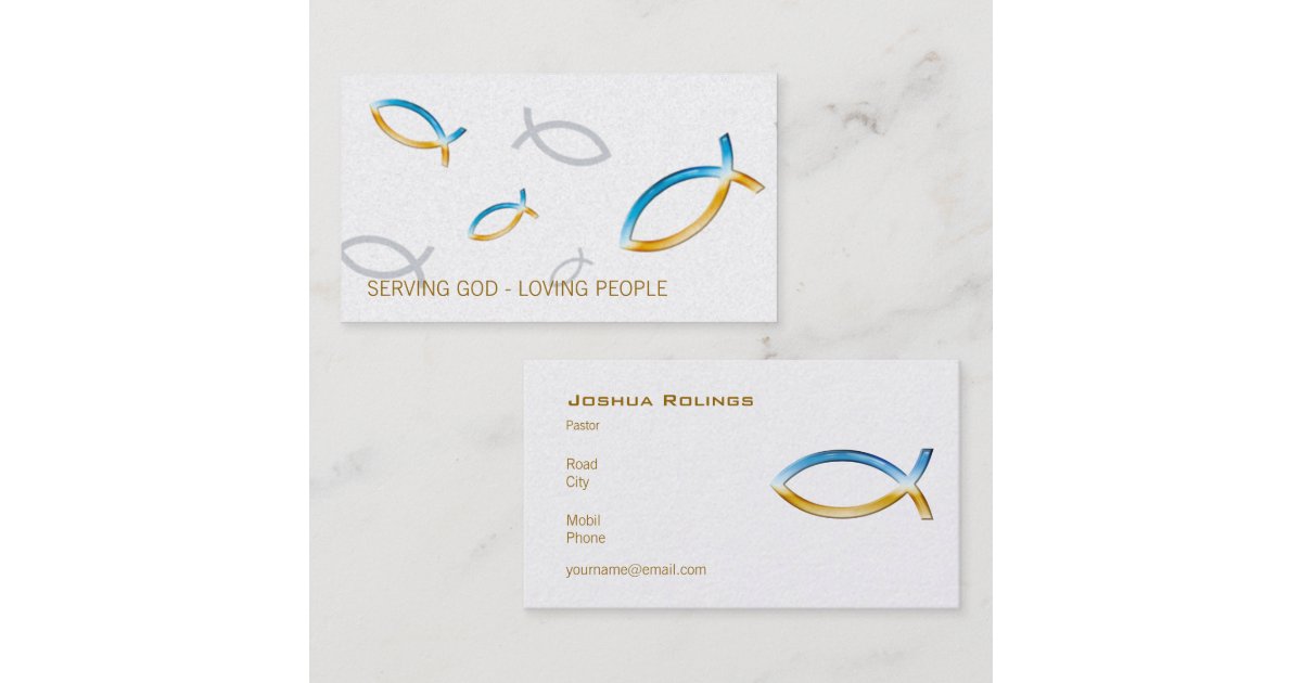 Christian | Pastor | Priest Business Card | Zazzle