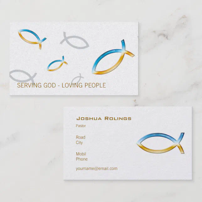 Christian | Pastor | Priest Business Card | Zazzle