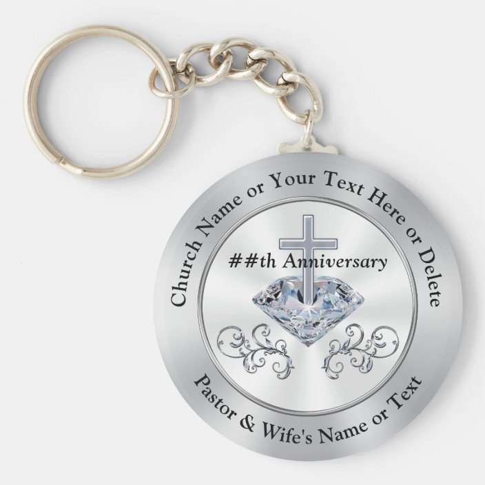 Christian Souvenir Ideas for Church Anniversary Key Ring | Zazzle.co.uk