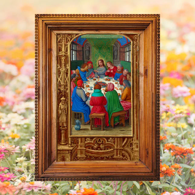 Christian The Last Supper Jesus Eucharist Easter Poster | Zazzle