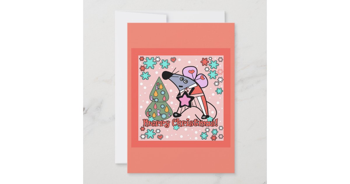 Christmas , rat invitation | Zazzle