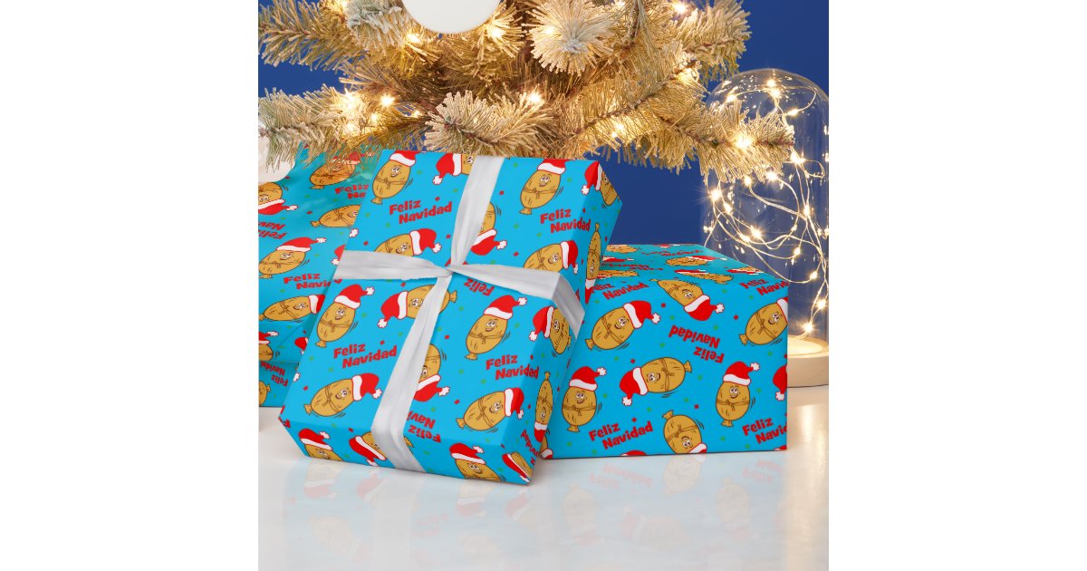 Christmas Tamales Pattern Wrapping Paper | Zazzle