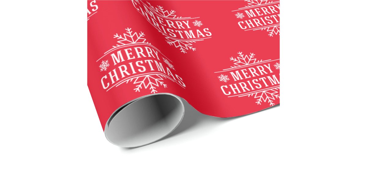 Christmas Wrapping Paper-Merry Christmas Wrapping Paper | Zazzle