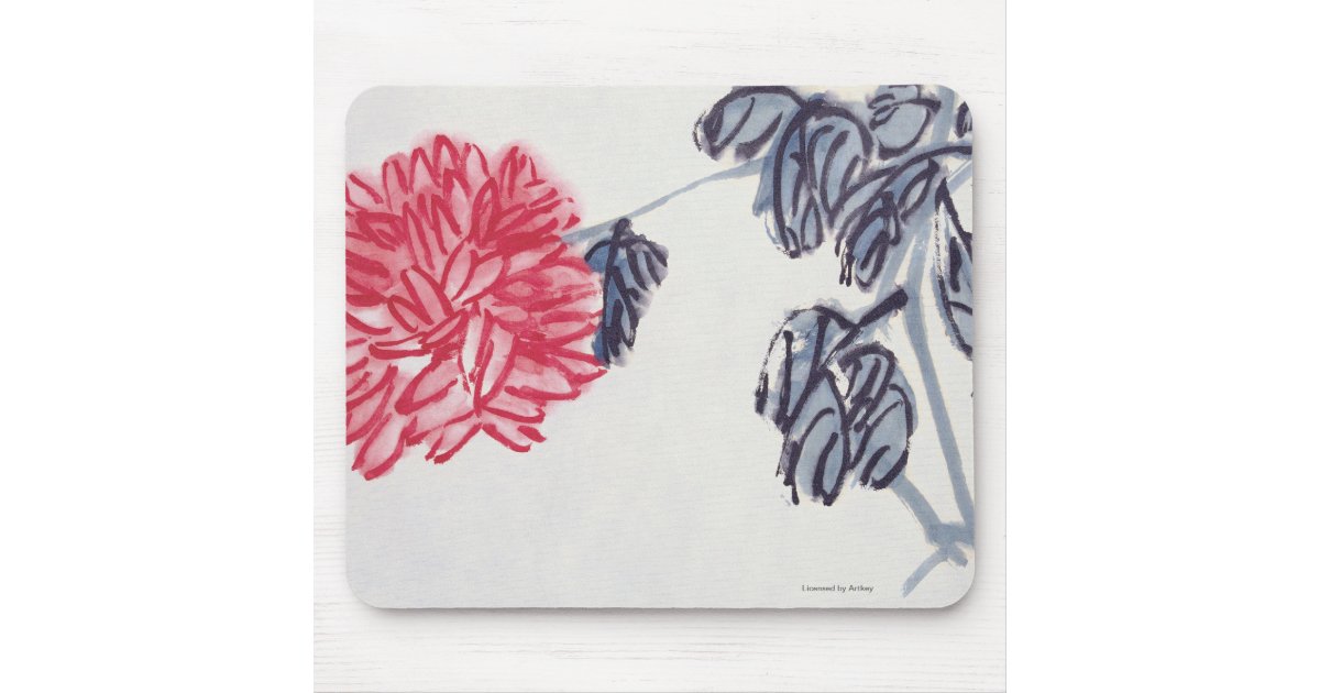 Chrysanthemum Mouse Mat | Zazzle