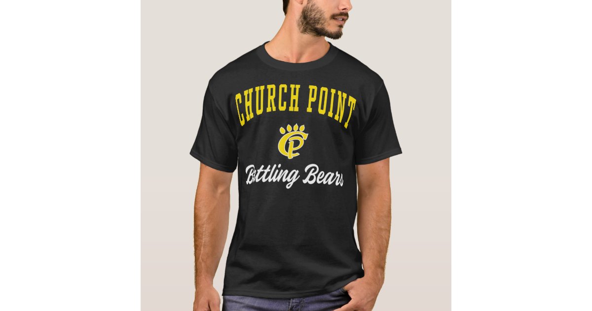Church Point High School Battling Bears T-Shirt | Zazzle