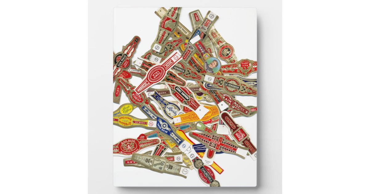 Cigar Ring Wrappers Plaque | Zazzle