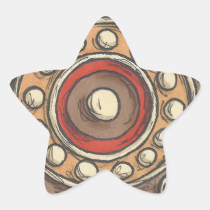 Star In Circle Stickers & Labels | Zazzle UK