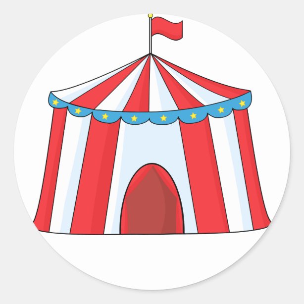 Circus Stickers & Labels | Zazzle UK