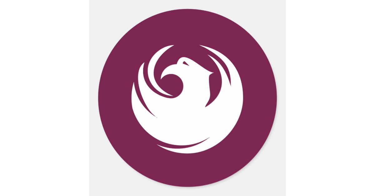 City of Phoenix Official Logo Classic Round Sticker | Zazzle