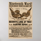 Civil War Recruiting Poster | Zazzle