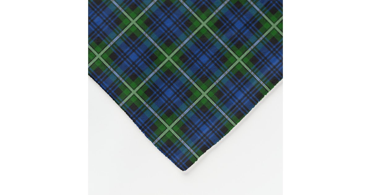 Clan Forbes Tartan Fleece Blanket | Zazzle