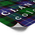 Clan Galbraith Colours of Scotland Tartan Poster | Zazzle