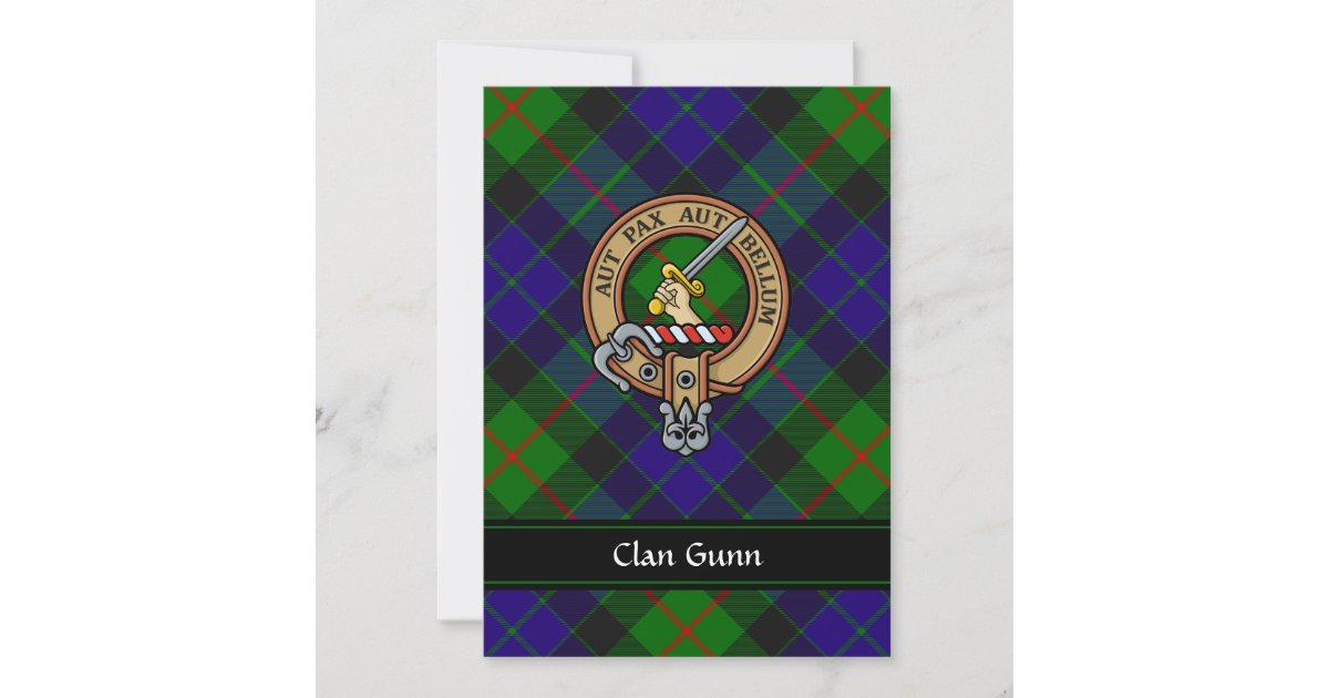 Clan Gunn Crest Invitation | Zazzle
