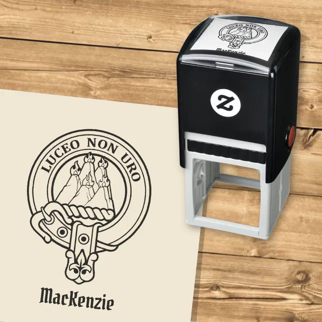 Clan MacKenzie Crest Self-inking Stamp | Zazzle