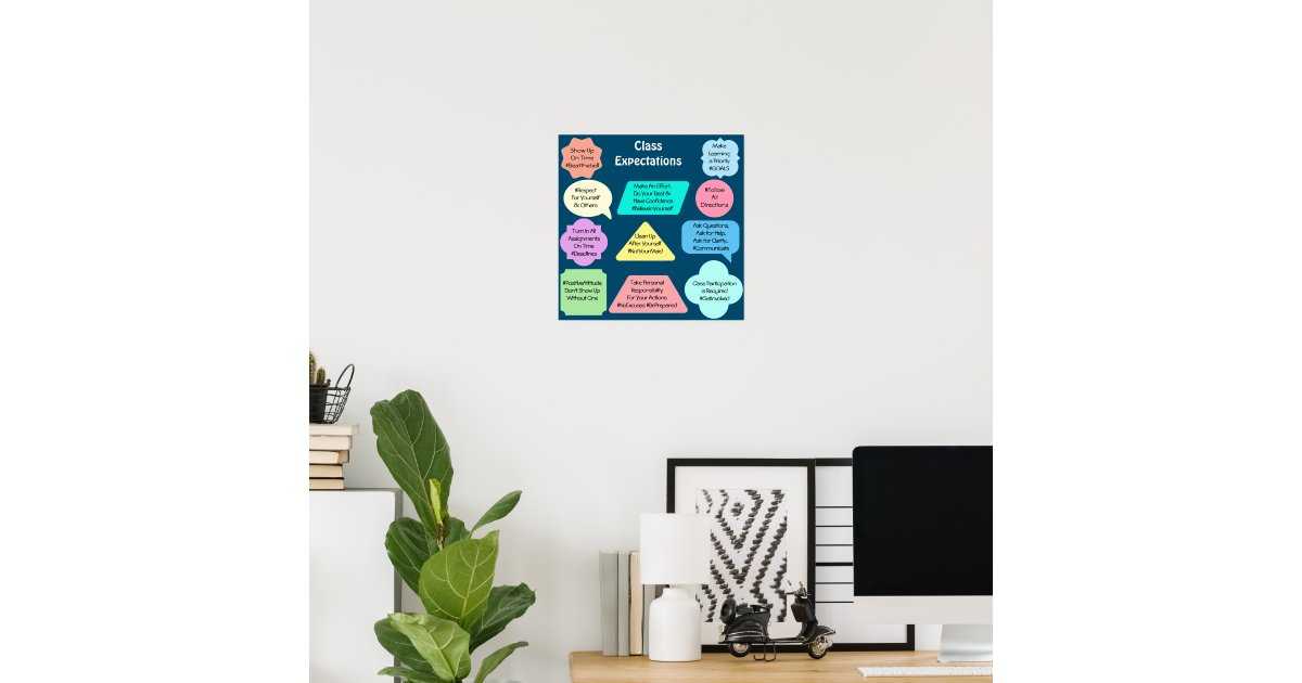 Class Expectations Poster | Zazzle