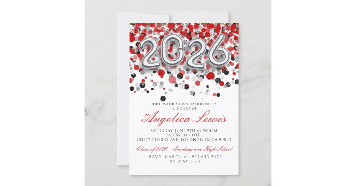 Class of 2026 Graduation Party Invitation | Zazzle