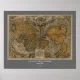 Classic 1531 Antique World Map by Oronce Fine Poster | Zazzle