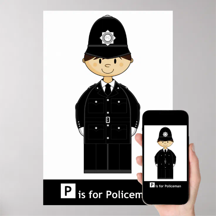 Classic British Policeman Poster | Zazzle