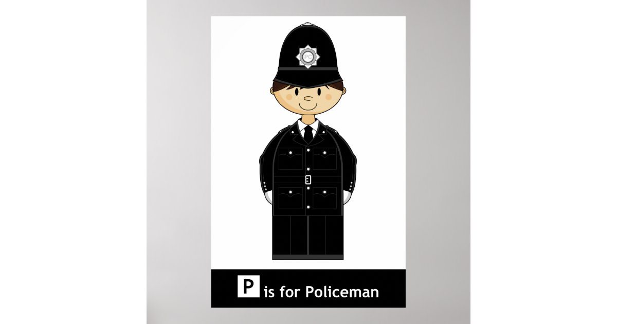 Classic British Policeman Poster | Zazzle
