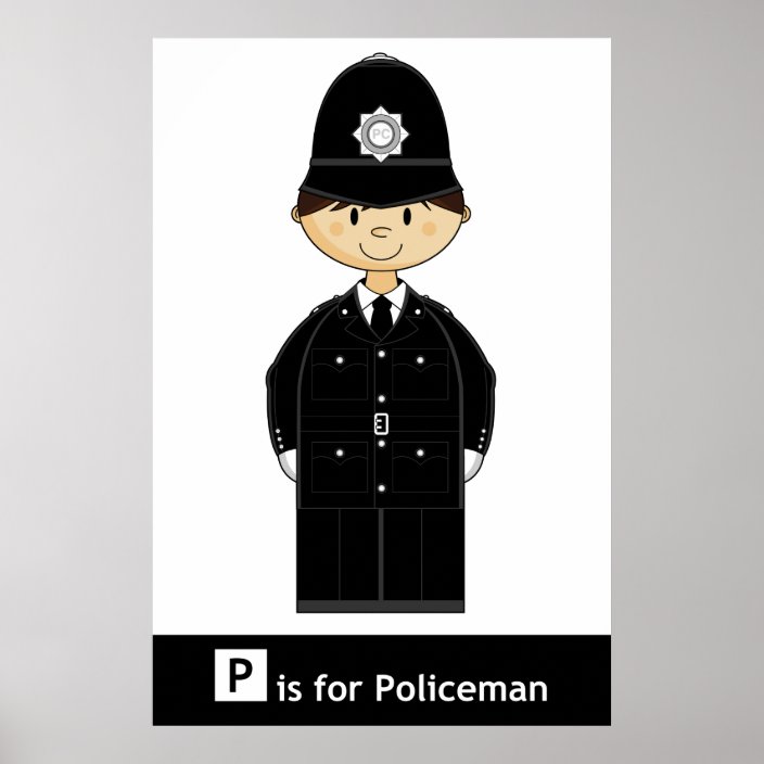 Classic British Policeman Poster | Zazzle.co.uk