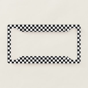 Black And White Checkered Plates | Zazzle UK