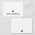 Classic Gold Logo Professional Card | Zazzle