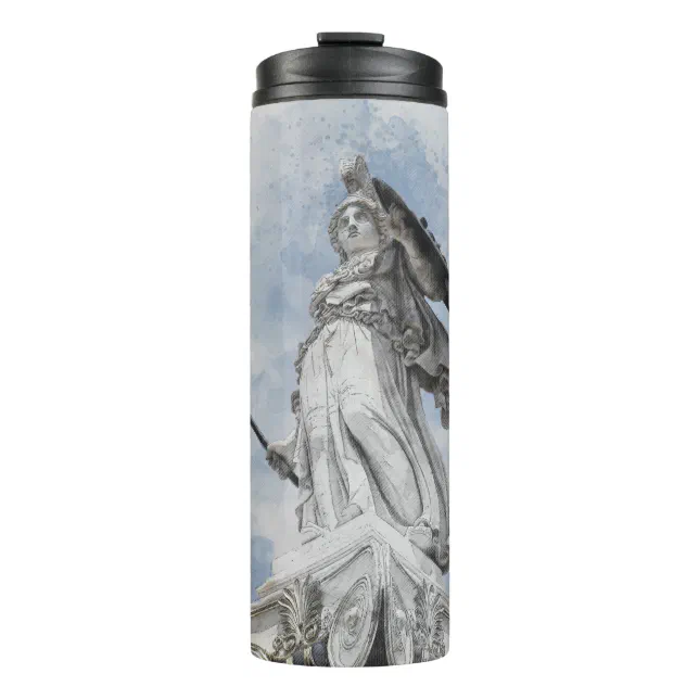 Classic greek statue Athena Thermal Tumbler | Zazzle
