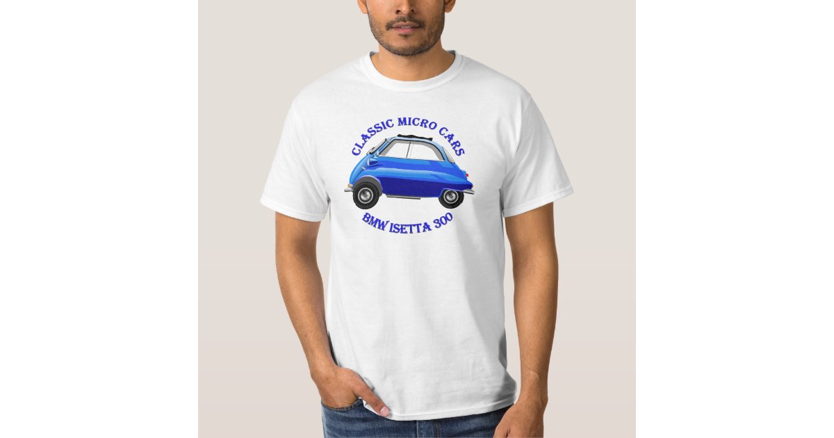 Classic Micro car tshirt BMW Isetta | Zazzle