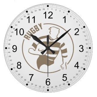 Rugby Wall Clocks | Zazzle.co.uk
