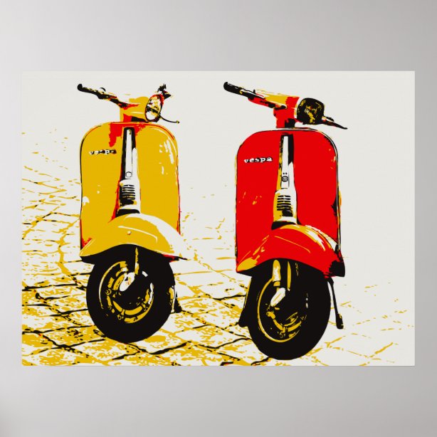 Moped Posters & Prints | Zazzle UK