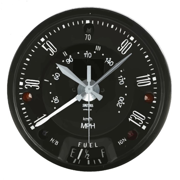 Classic Smiths Speedo Clock | Zazzle.co.uk