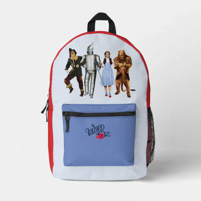 Classic Wizard of Oz Characters Printed Backpack | Zazzle