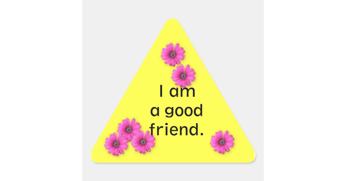 Classroom Behaviour Management triangle sticker | Zazzle