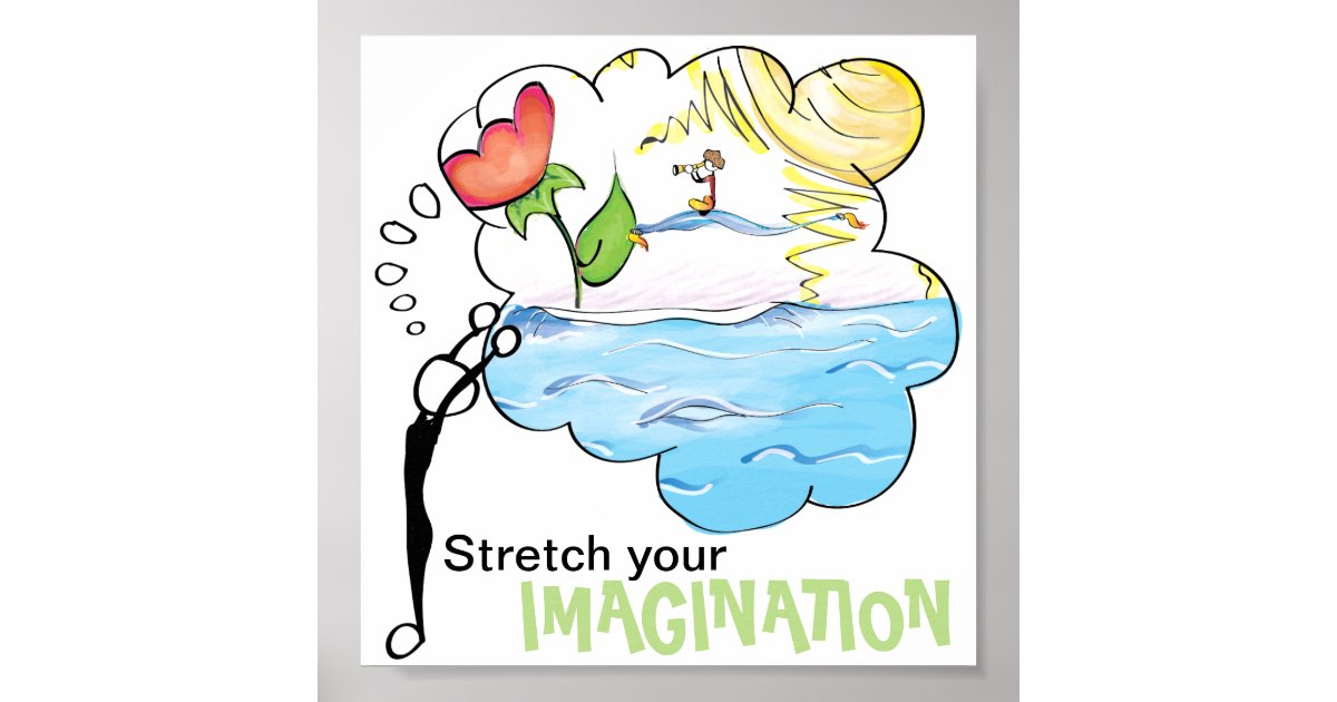Classroom Kids Imagination Poster | Zazzle