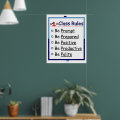 Classroom Rules: 5 P's Poster | Zazzle