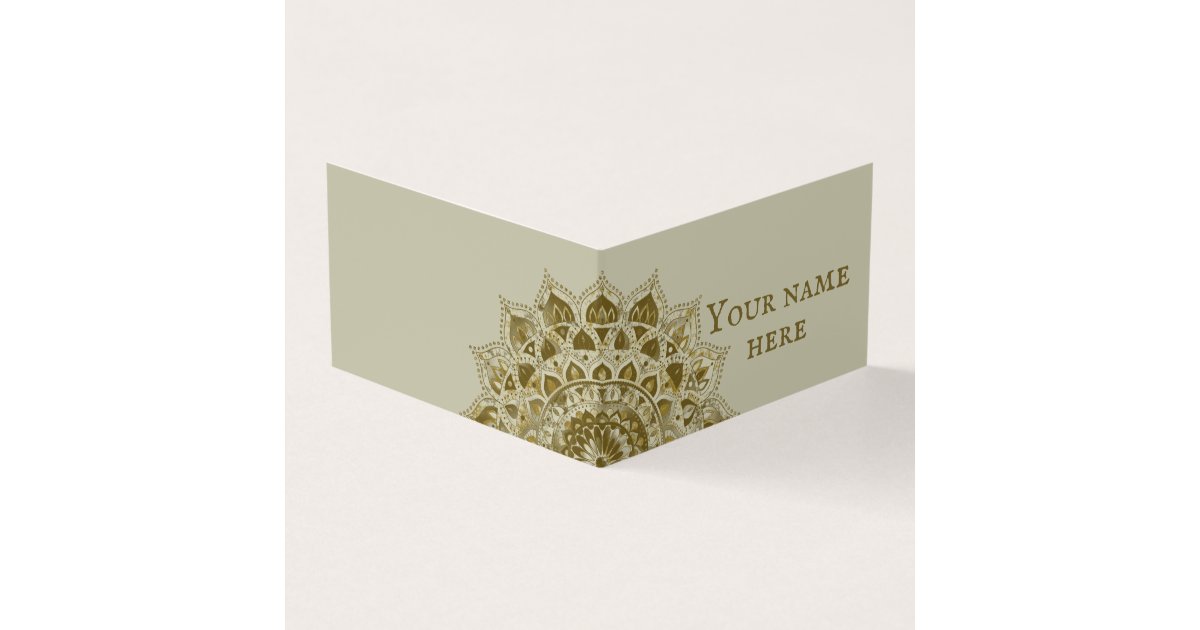 Classy Colourfully Mandala India Style 4 Business Card | Zazzle