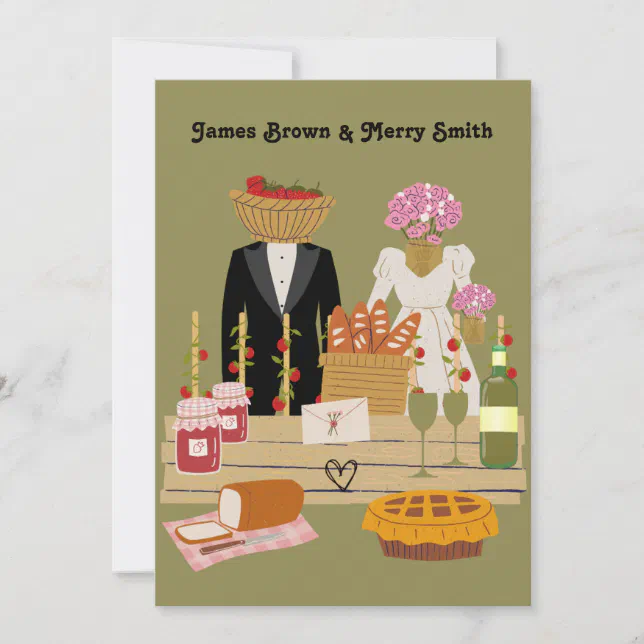 Classy Strawberry Romantic Noble Wedding Invitation | Zazzle