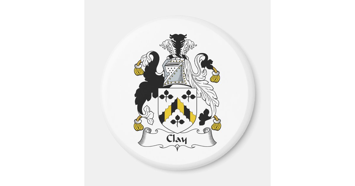 Clay Family Crest Magnet | Zazzle